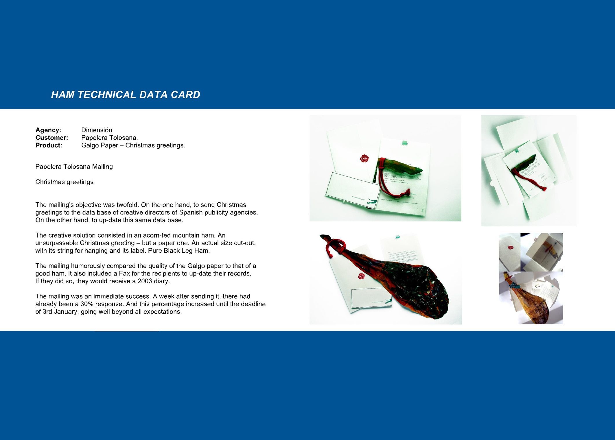 GALGO PAPER - CHRISTMAS GREETINGS | Campaign