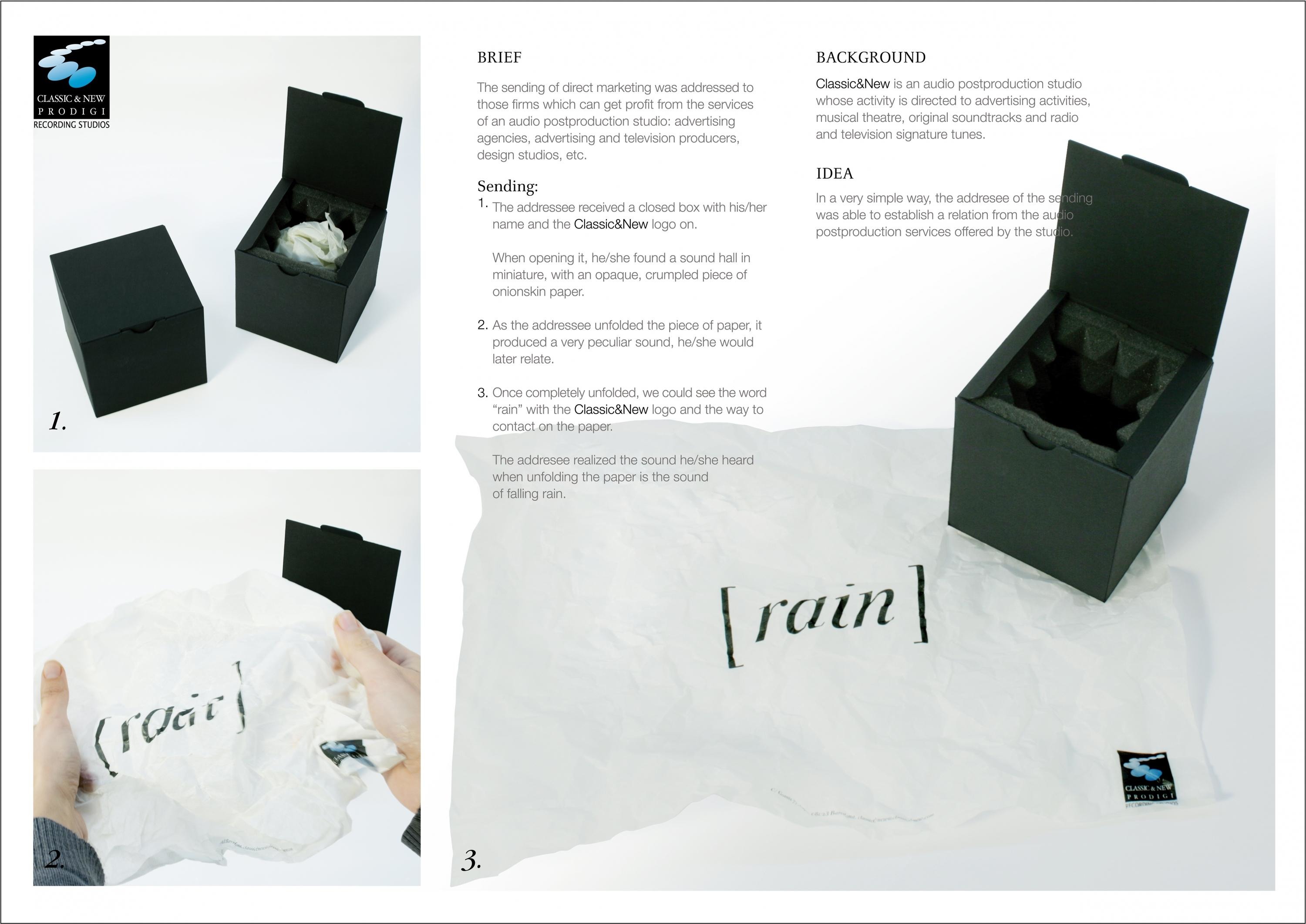 SOUND AND RECORDING STUDIO | Campaign | THE WORK