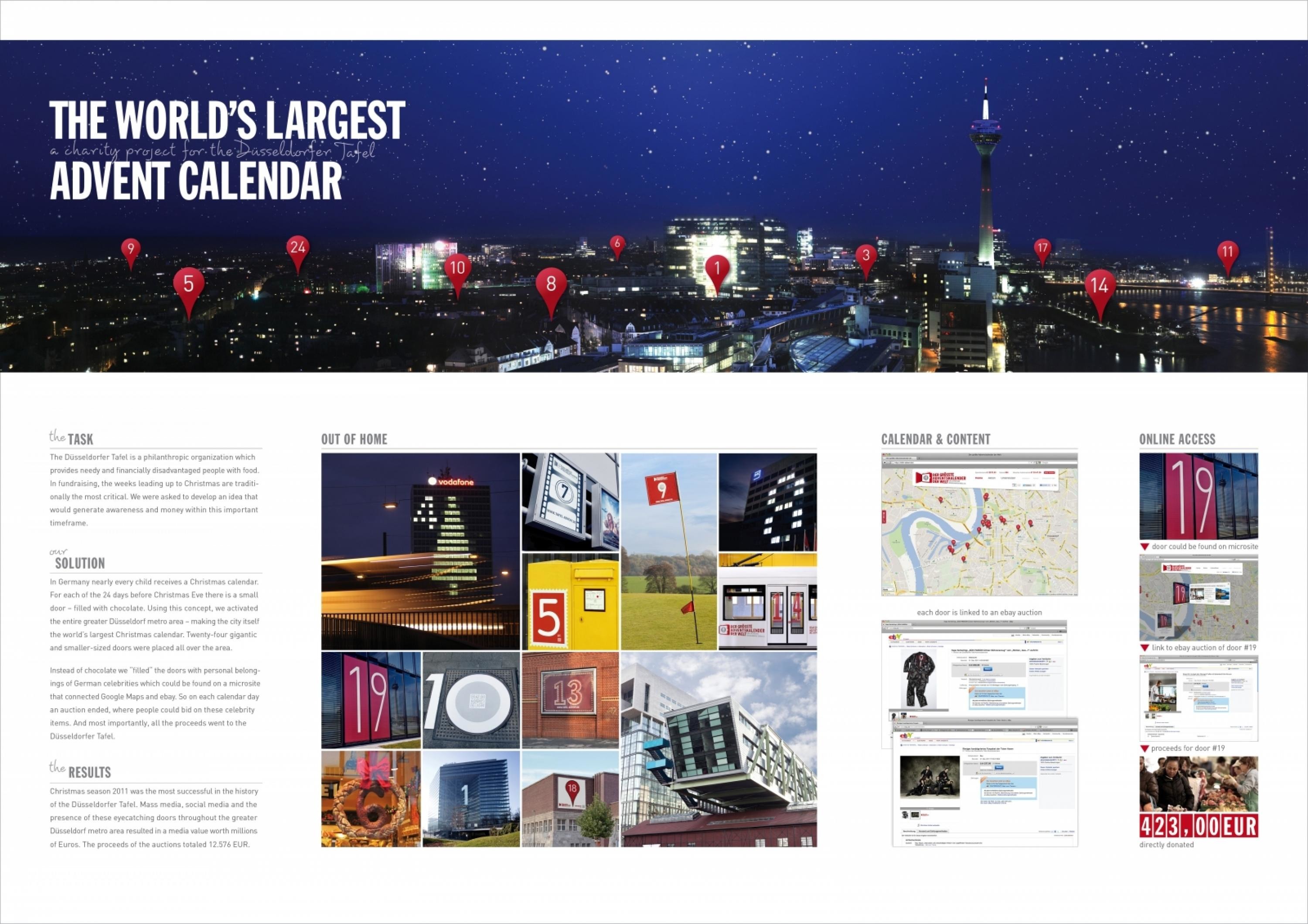 THE WORLD'S LARGEST ADVENT CALENDAR | Entry | THE WORK